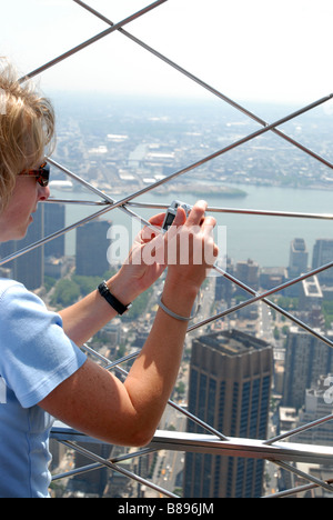 Viewing Station Empire State Building Stock Photo - Alamy