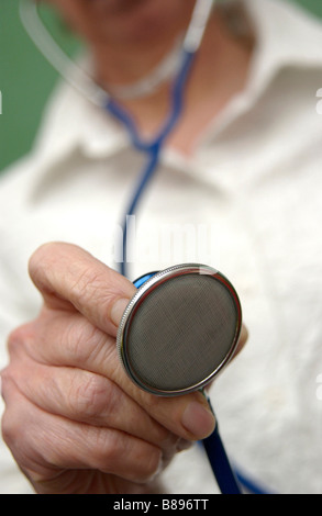 Close up of a doctor with a stethoscope Stock Photo - Alamy