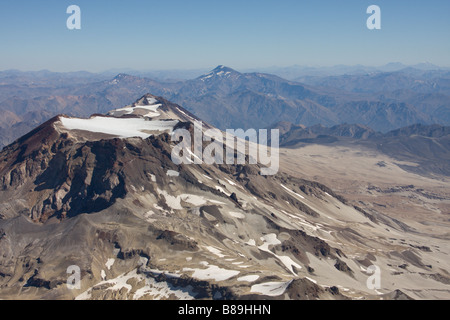Descabezado grande volcano volcan cerro azul Chile Andes cordillera ...
