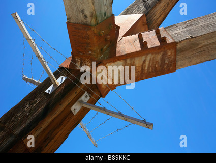 Pit Head Framework Stock Photo - Alamy