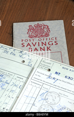 1950's Post Office Savings Bank Book Stock Photo - Alamy