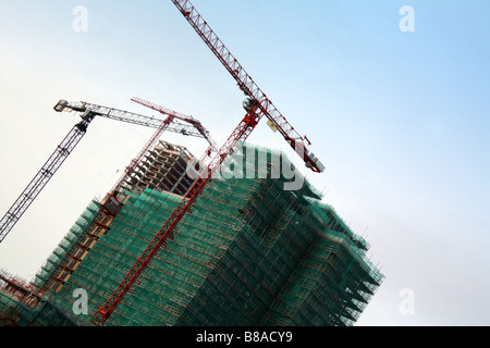 Generic construction picture of scaffolding Stock Photo - Alamy