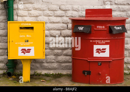 A Post Box of the Indian Postal Service, India Post, in Chennai Stock ...