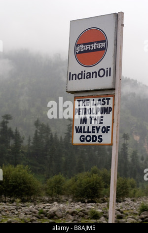 Indian Oil petrol station, Himachal Pradesh, India Stock Photo - Alamy