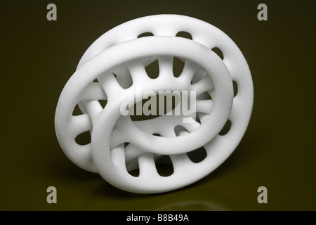 A modern sculpture showing two imbricated Möbius' ribbons. Sculpture ...