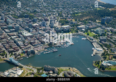 Aerial of Victoria BC, Canada. Inner Harbour Stock Photo: 30582615 - Alamy