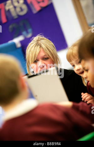 Learning support assistant working with children with special needs in ...