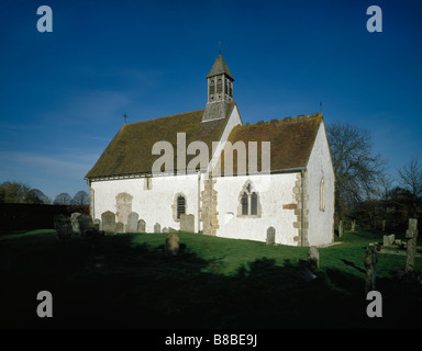 Exterior of Church of St Botolph, Hardham, West Sussex, England Stock ...