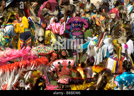 Canada, British Columbia, Kamloops, Kamloopa Pow Wow, Grand Entry ...