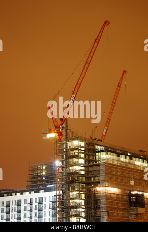 Generic construction picture of scaffolding Stock Photo - Alamy