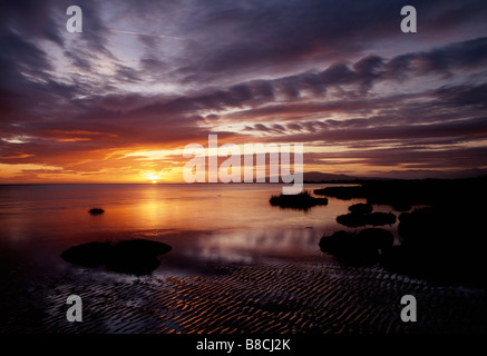 Criffel at Sunset from Powfoot Stock Photo - Alamy