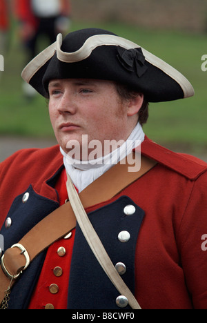 British infantry (Red Coats), 18th century Date: 18th century Stock ...