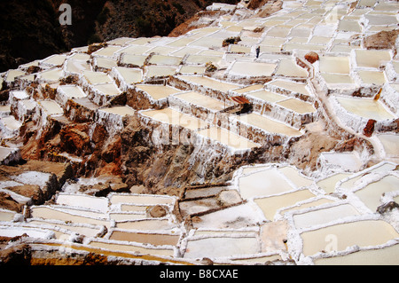 Salt pools at the Salineras de Mara, Peru Stock Photo - Alamy