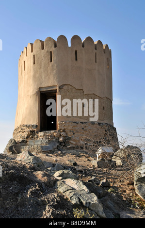 Al Badiyah lookout tower Stock Photo - Alamy