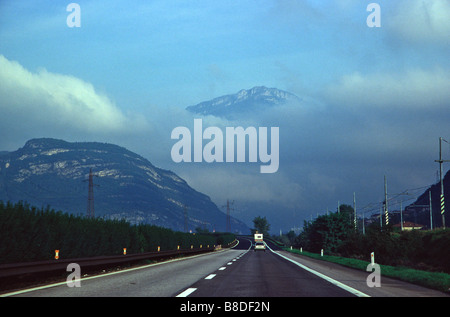 Autobahn A22 Freeway A22 Stock Photo - Alamy