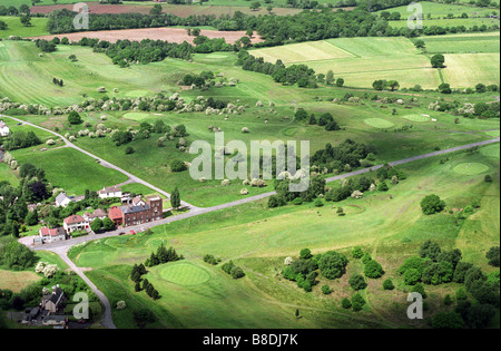 Aerial view of Penn Golf Club on Penn Common Wolverhampton England Uk ...
