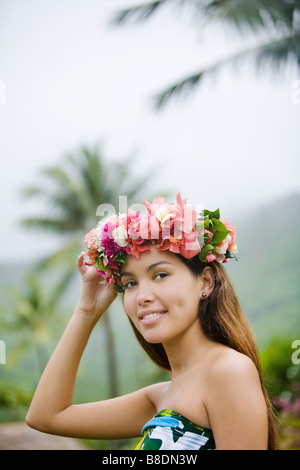 Young women Moorea Stock Photo - Alamy