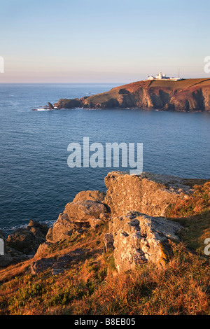 Lizard point on the South West Coast Path, the most southerly point in ...