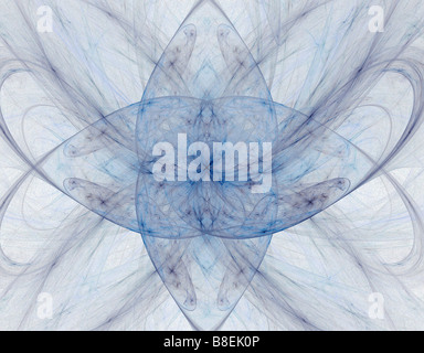 Infinity sign, computer generated fractal background. Fantastic swirl ...