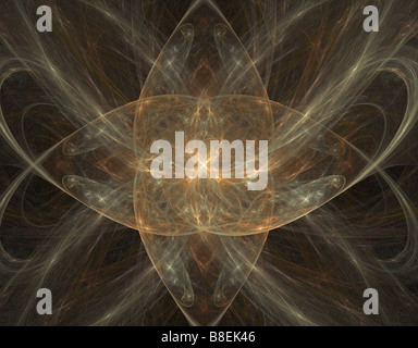 Infinity sign, computer generated fractal background. Fantastic swirl ...
