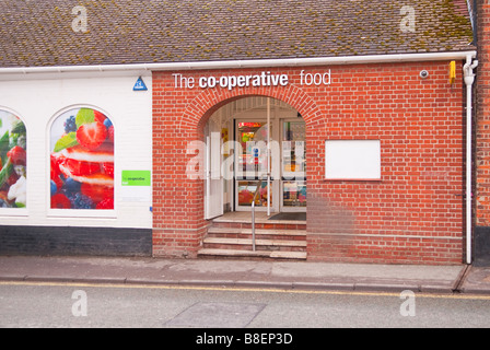 Co-op food store- local version of British supermarket chain- exterior ...