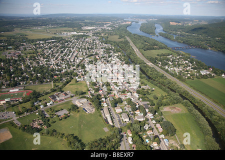 Aerial view of Selinsgrove, Pennsylvania, Snyder County, USA Home of ...