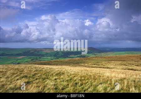 View from Foel Eryr, Preseli Hills, Pembrokeshire Stock Photo - Alamy