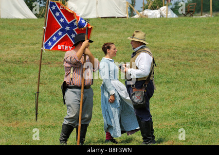 Female Confederate soldier Stock Photo - Alamy