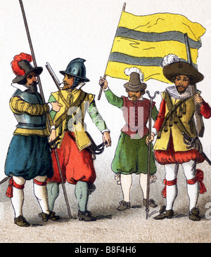 German Military in 1600 Stock Photo - Alamy
