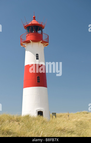 Small lighthouse on the island sylt germany Stock Photo - Alamy