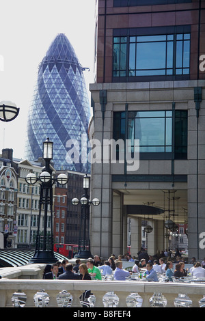 The Gherkin Building of Sir Norman Foster at London in England, UK ...