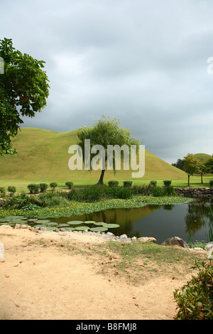 Cheonmachong, tumulus located in Gyeongju, South Korea. The tomb was ...