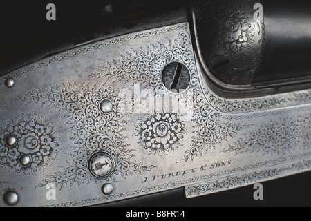 Purdey sidelock ejector shotgun. A classic 12 bore English shotgun ...
