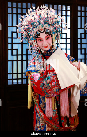 Actress Dressing As Beijing Opera Characters,China Stock Photo - Alamy