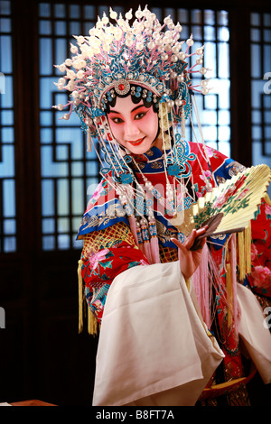 Actress Dressing As Beijing Opera Characters,China Stock Photo - Alamy