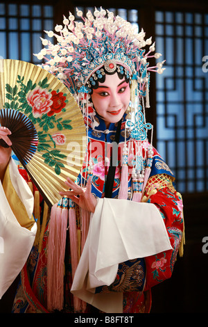 Actress Dressing As Beijing Opera Characters,China Stock Photo - Alamy
