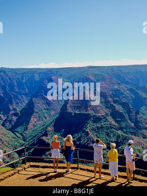 View point of Waimea Canyon Stock Photo - Alamy