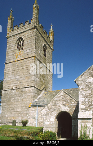 St Mawgan-in-Meneage Church and graveyard, Cornwall Stock Photo - Alamy