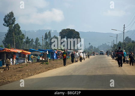 A shanty town Addis Ababa Ethiopia Stock Photo: 15468759 - Alamy