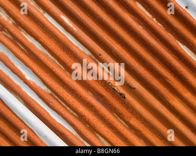 Rusty corrugated sheets Stock Photo - Alamy
