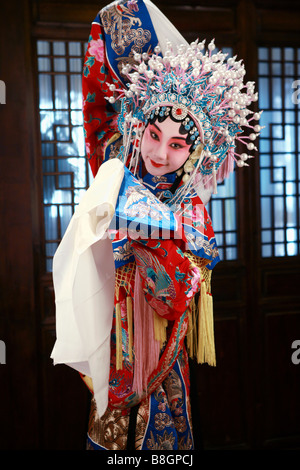 Actress Dressing As Beijing Opera Characters,China Stock Photo - Alamy