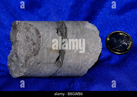 Mudstone. Sedimentary rock sample Stock Photo - Alamy