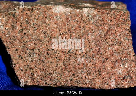 Granite with Feldspar and Quartz Stock Photo - Alamy