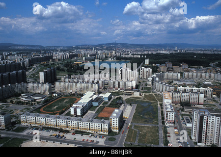 Tower Blocks in Petrzalka a suburb of Bratislava Slovakia Stock Photo ...