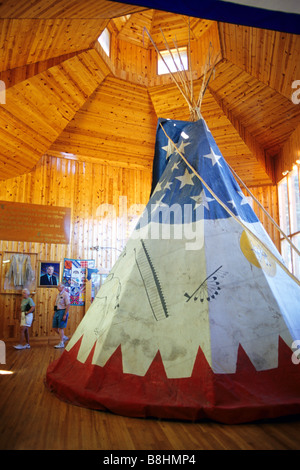 A tepee (tipi, teepee) is a Plains Indian home. It is made of buffalo ...
