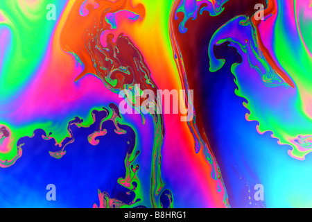 Optical Interference in a Soap Film Stock Photo - Alamy