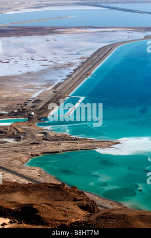 dead sea drying pans Stock Photo - Alamy