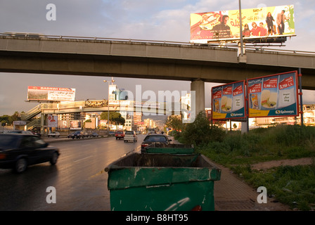billboard on the roadside beirut lebanon Stock Photo - Alamy