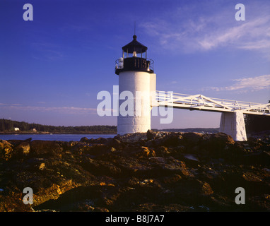 Marshall Headlight Maine USA Stock Photo - Alamy