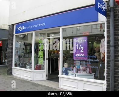 PDSA charity shop Worthing West Sussex selling unwanted clothes at ...